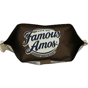 Famous Amos Wonders of the World Belgian Chocolate | Bite-Size Cookies with Chocolate Chips in a Resealable 7 oz Bag