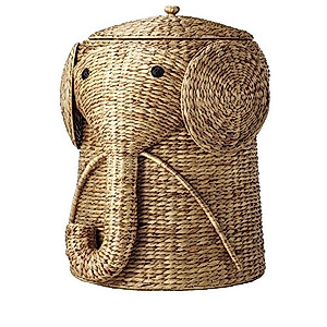 Home Decorators Collection Animal Bathroom Hamper, 23" Hx18 Wx19 D, Natural