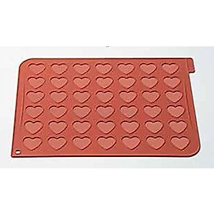 Silikomart Heart Macarons Silicone Mat