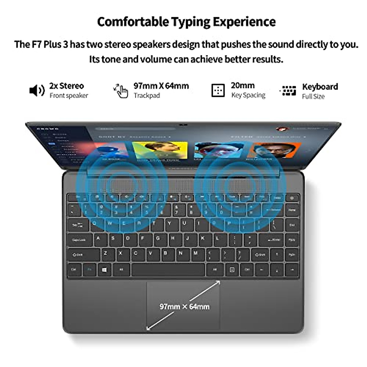 TECLAST 14 inch Laptop Computer, 8GB DDR4 RAM / 128GB SSD Notebook PC with Intel Celeron with Intel N4120, FHD 1920x1080 IPS Display, Ultra Slim Windows 10 Laptop, 2.4G/5G WiFi, Free Update to Win 11