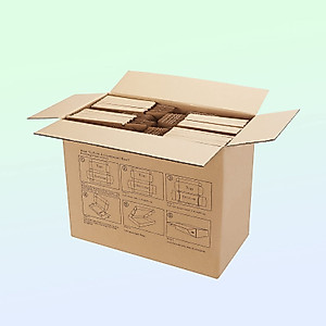 MEBRUDY 7x5x2 Inches Shipping Boxes Pack of 50, Small Corrugated Cardboard Box for Mailing Packing Literature Mailer