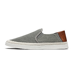 Bruno Marc Men's Loafers Slip-on Casual Shoes Sneakers Summer Beach Shoes, Grey, Size 11, SBFS2301M