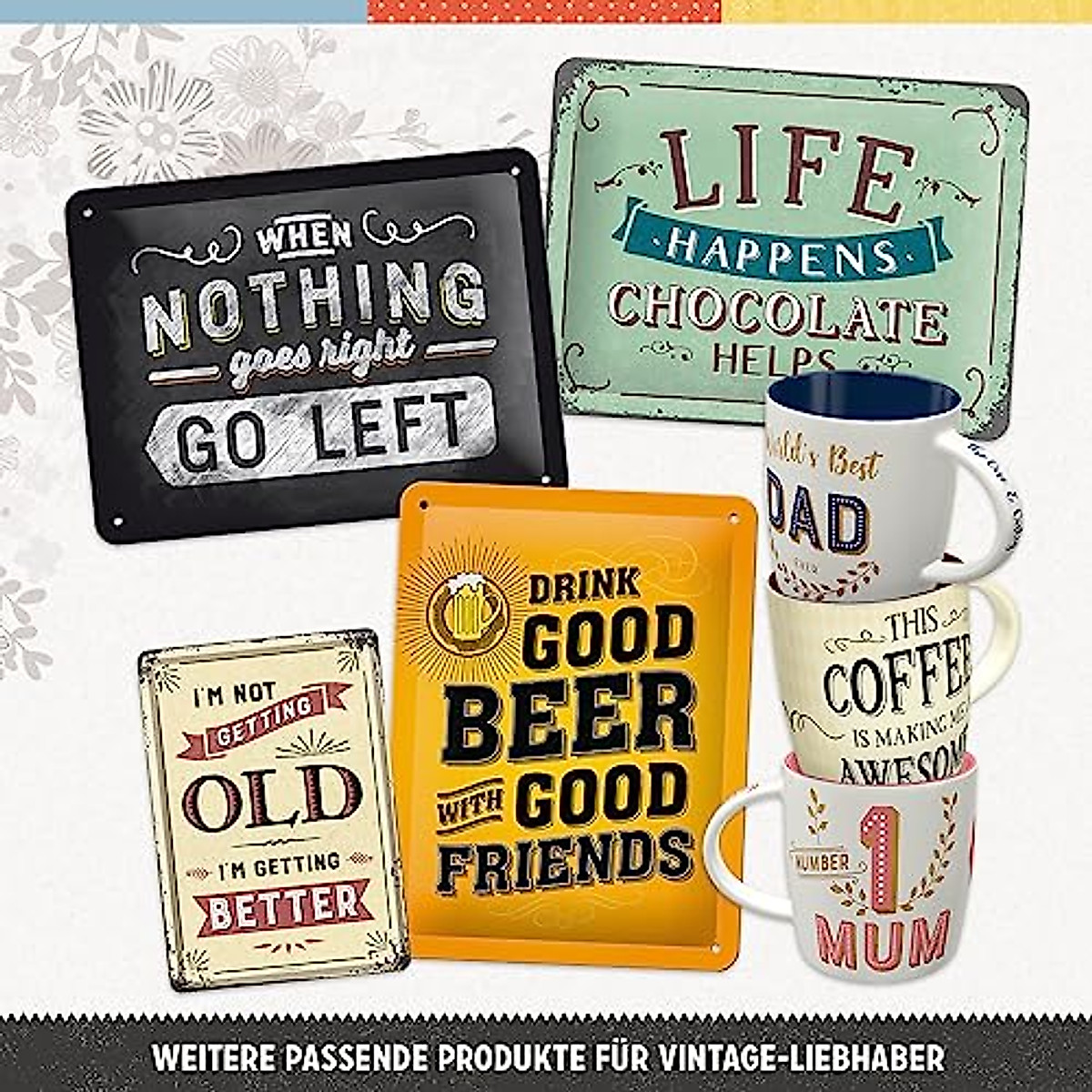 Nostalgic-Art Aqua Green Pill Dispenser, 1 Compartment, Rectangle, Sturdy, Reusable, Compact, 4 x 6 x 2 cm, 1 Count