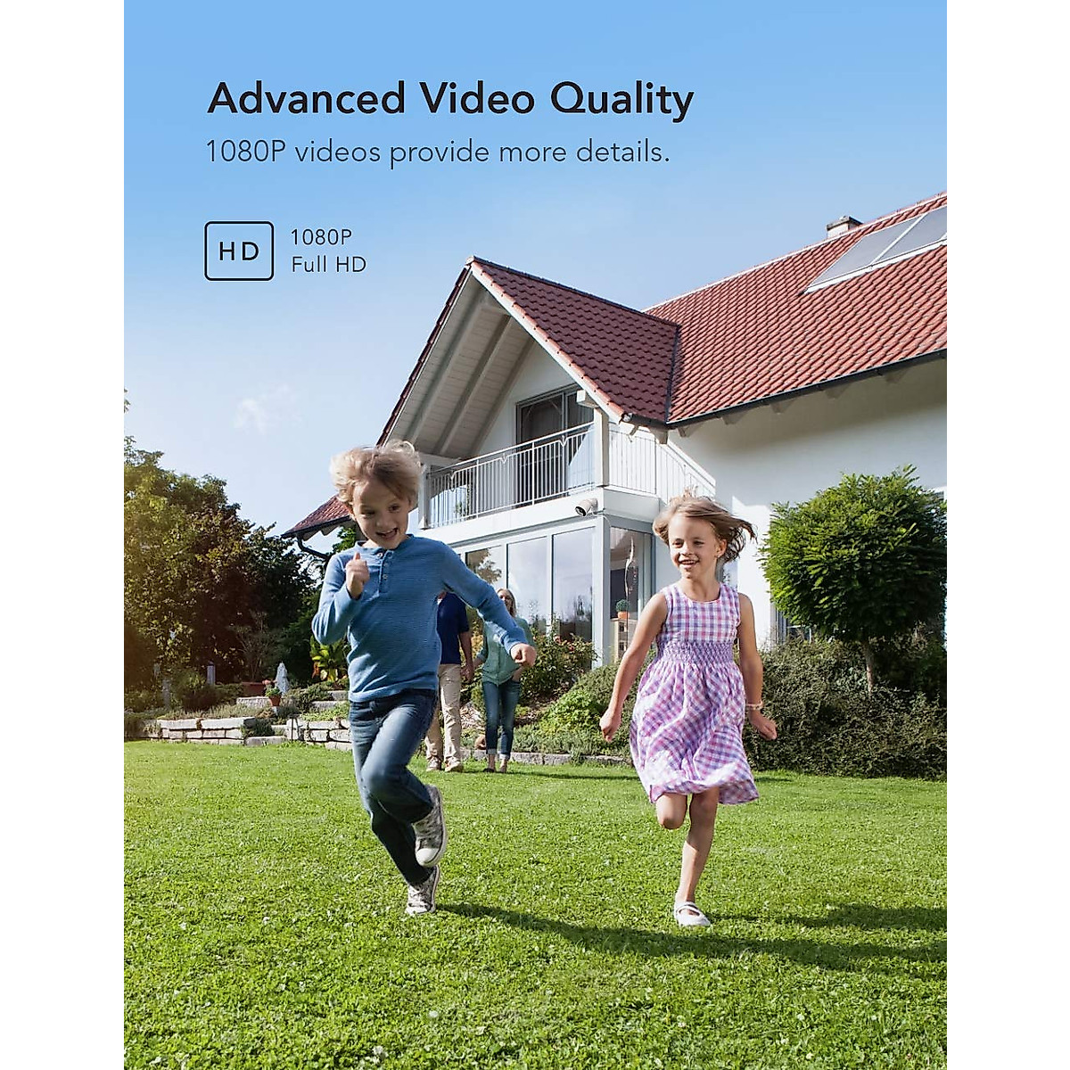 nooie Outdoor Security Camera Baby Monitor with Camera