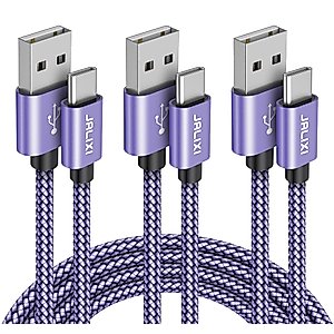 JALIXI USB C Charging Cable for iPhone 15, 3Pack (10ft+6ft+3ft) USB to USB C Cable, Braided Type C Charger Cord for iPhone 15 Pro Max, for Samsung Galaxy S23 S22 S21 Ultra S10, A15 A25 A35 A55, Pixel