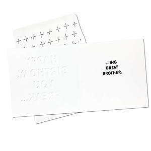 Hallmark Good Mail Funny Birthday Card for Brother (You Freak)