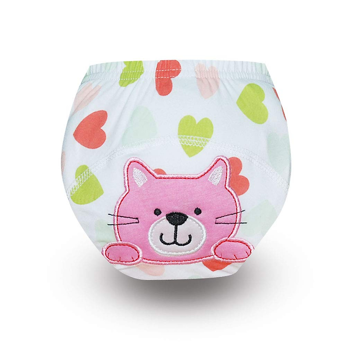Baby Girls' Training Pants Reusable 5 Pack Toilet Training Underwear Panties Nappy Size 80 18Months 2T