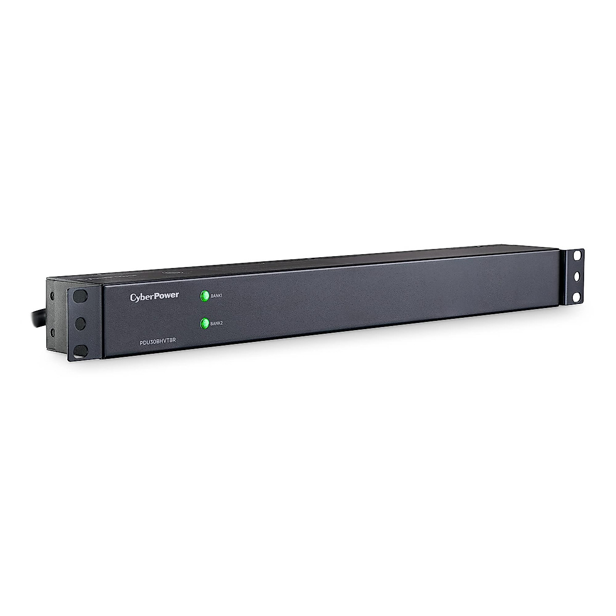 CyberPower PDU30BHVT8R Basic PDU, 208-230V/30A (Derated to 24A), 8 Outlets, 10ft Power Cord, 1U Rackmount