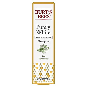 P&G-Burts Bees Toothpaste Purely White 4.7 Ounce Zen Peppermint (Pack of 2)