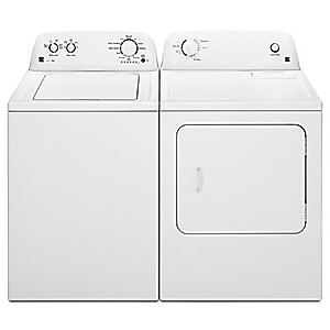 Kenmore Top-Load Washer with Dual Action Agitator, Stainless Steel Top Loader Laundry Washing Machine, 3.5 cu. ft. Capacity White