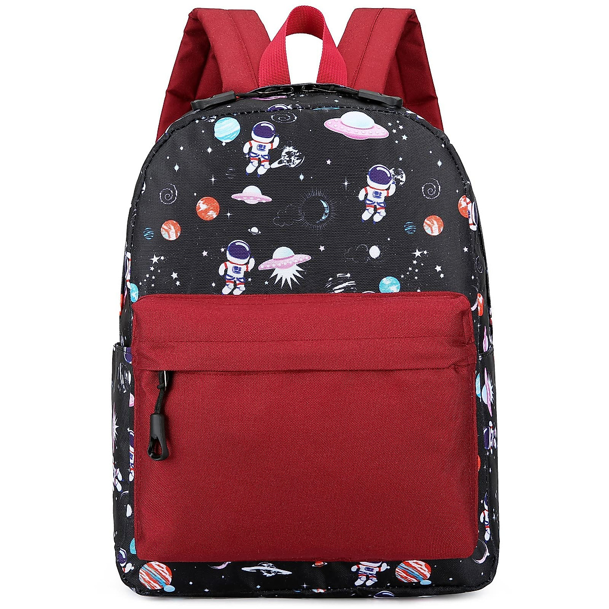 Vanaheimr Toddler Kids Backpack Boy Astronauts Universe Preschool Cute Backpack Child Daycare School Bag Nursery with Chest Strap
