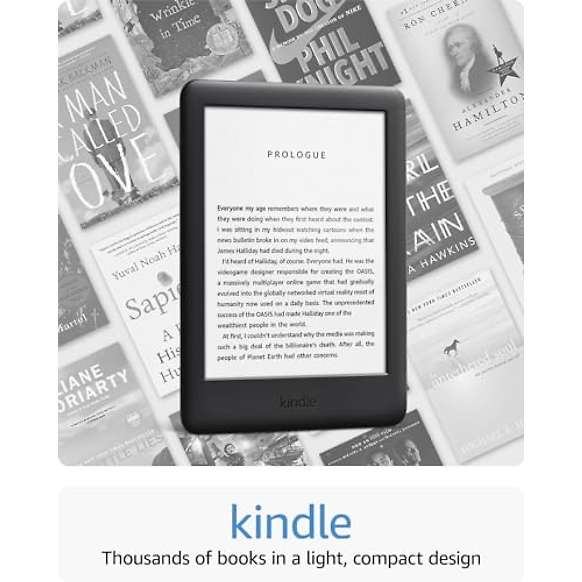 Kindle (2019 release) - With a Built-in Front Light - Black - Without Lockscreen Ads