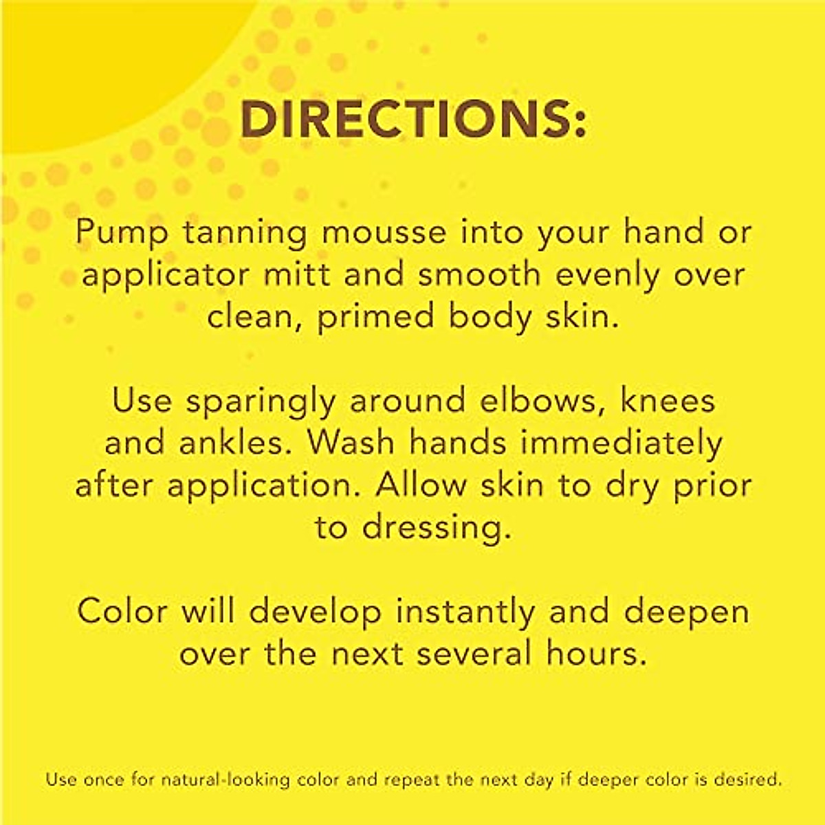 Jergens Natural Glow Instant Sun Body Mousse, Self Tanner for Light Bronze Tan, Sunless Tanning Body Bronzer, Fake Tan for Fair to Medium Skin, 6 Ounce