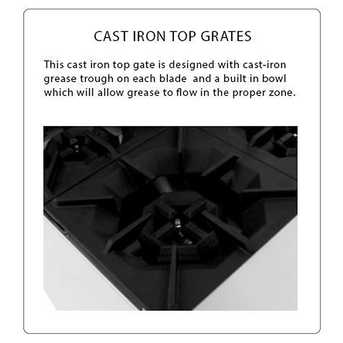 ATOSA AGR-6B 36" Gas Range (6 Burner Model) for Commercial Restaurant Professional Grade