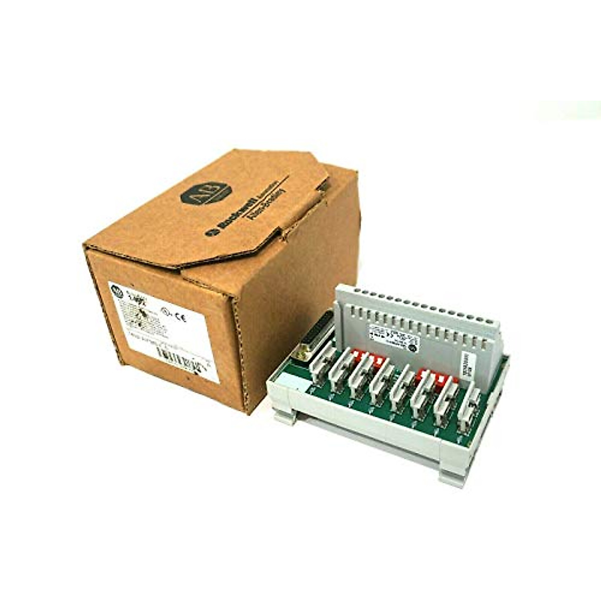 ALLEN BRADLEY 1492-AIFM8-F-5 Fixed Terminal Block, FUSIBLE, D Shell Cable, 5 Terminal PER Input Channel, 8 I/O Channel, Interface Module, 10-30 VDC, 24 V Blown Fuse Indicator, 12 AMP, Analog
