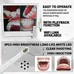 ofunoul 17" Large Digital LCD AIO Monitor 10 Million PixelsIntra Intra 0ral Camera,Single/Multiple Image Display（Multilingual Design ）