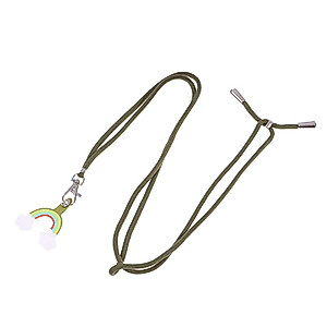 wovsrose 1PC Universal Phone Lanyard Card Fixed Mobile Phone Shell Colorful Neck Cord Anti-Lost Lanyard Strap Phone Adjustable Safety Tether