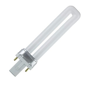 Sunlite 40499 PL7/SP35K Plugin U-Shaped Compact Fluorescent Lamp, 7 Watts, 360 Lumens, 3500K Neutral White, 2-Pin (G23) Base, 10 Pack
