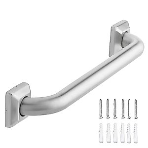 Bathroom Grab Bars Stainless Steel Handrail ADA Compliant 500lbs bathtubs and Showers Toilet Handle Safety for Handicap, Elderly, Disabled, Injury (18 inches)