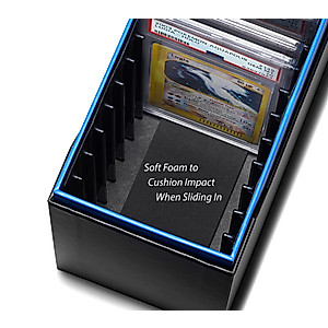 Collector Nine PSA-BGS-CGC Storage Case with Slot Option | Slotted Graded Card Box (Slots)
