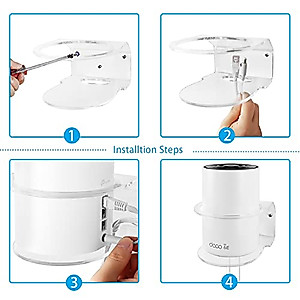 VOMENC Wall Mount Holder for TP-Link Deco XE75/XE75 PRO Compatible with TP-Link Deco（XE75/XE75 PRO ） Whole Home Mesh WiFi System Mount (2-Pack)