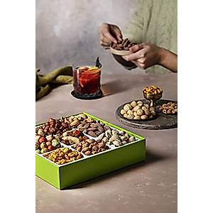 NUTS U.S. - Dried Fruits and Nuts Gift Basket | 9 Variety Healthy & Fresh Assorted Nuts Gift Box | Valentine`s Day - Birthday - Anniversary - Corporate Gift | Gourmet Sweet & Salty Food Gift Set