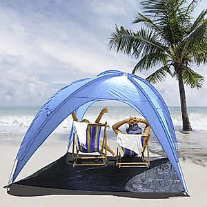 Beach Tent Sun shelter UV Protection - Portable Sunshade Canopy Shade for Outdoor Camping Patio Party, Family, Baby, Girls for 8 People