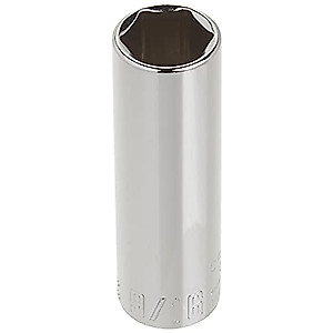 CRAFTSMAN Deep Socket, SAE, 3/8-Inch Drive, 9/16-Inch, 6-Point (CMMT43334)