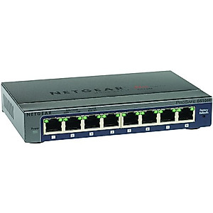 NETGEAR ProSAFE GS108E 8-Port Gigabit Plus Switch