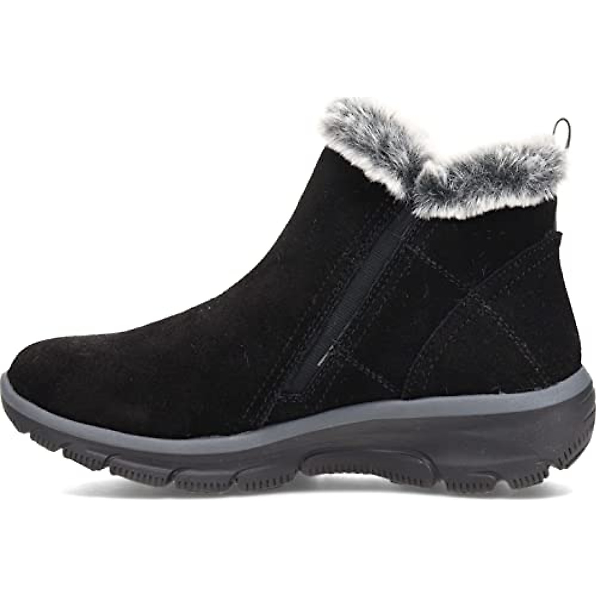 Skechers womens Zip Bootie Fashion Boot, Black, 10 US