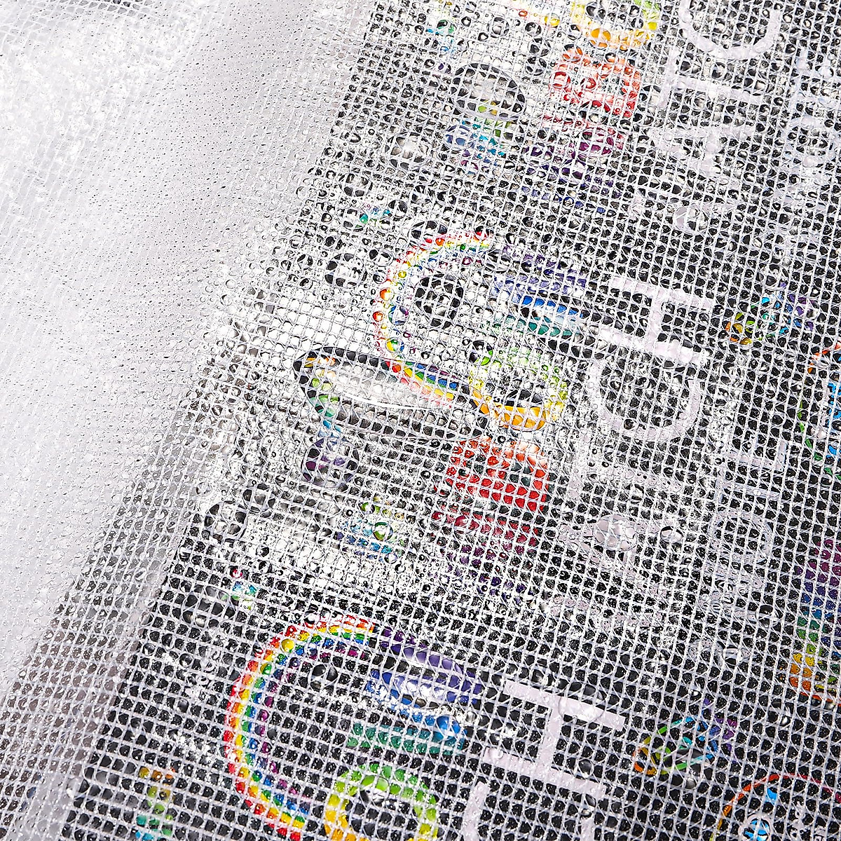 Jucoan 5 Pack 19x25 Art Portfolio Bags, Large Clear Portfolio Folder for Artwork, Waterproof Poster Storage Bags with Handles for Drawing Board, Teachers, Classroom, Studio