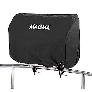 Magma Products A10-990JB, Rectangular Grill Cover, 9 inch x 18 inch Primary Cooking Grate Size, Jet Black