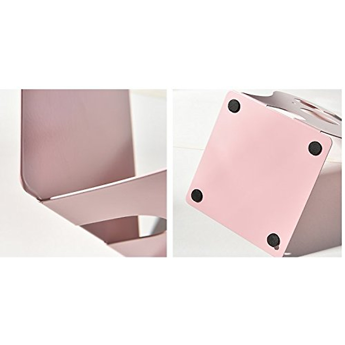 Leoyoubei Vintage Bookends with Felt Pads to Protect Bookshelf Bookcase Non-Slip Heavy Steel Elephant 1 Pairs White