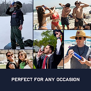 The Krak'in 2.0 (3-Pack) - Innovative Shotgun Tool with Built-in Funnel - Great for Tailgate, Golf Course, Beach, Grad, Bachelorette Party, College House Party, Spring Break, Snowboarding, etc.