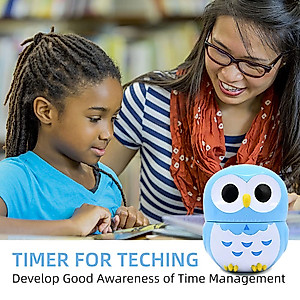 Dolovemk Kitchen Timer,Analog Timer,60 Minute Wind Up Timer Egg Timer-Loud Ring Timers,No Batteries Required 100% Mechanical (Owl)