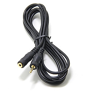 Ancable 2-Pack 6-Feet 2.5mm TRS Stereo Male to Female Audio Extension Cable for Canon Sony Camera Remote,Headphone,Harmony Hub IR Blaster & IR emitter