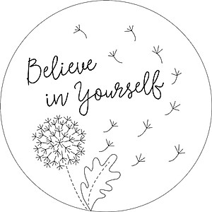 Believe In Yourself Embroidery Pattern Transfers (set of 10 hoop designs!)