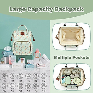 Armbq Baby Diaper Bag Backpack Multi-Function Waterproof Diaper Bag for Baby Care Travel Essentials Back Pack for Mom