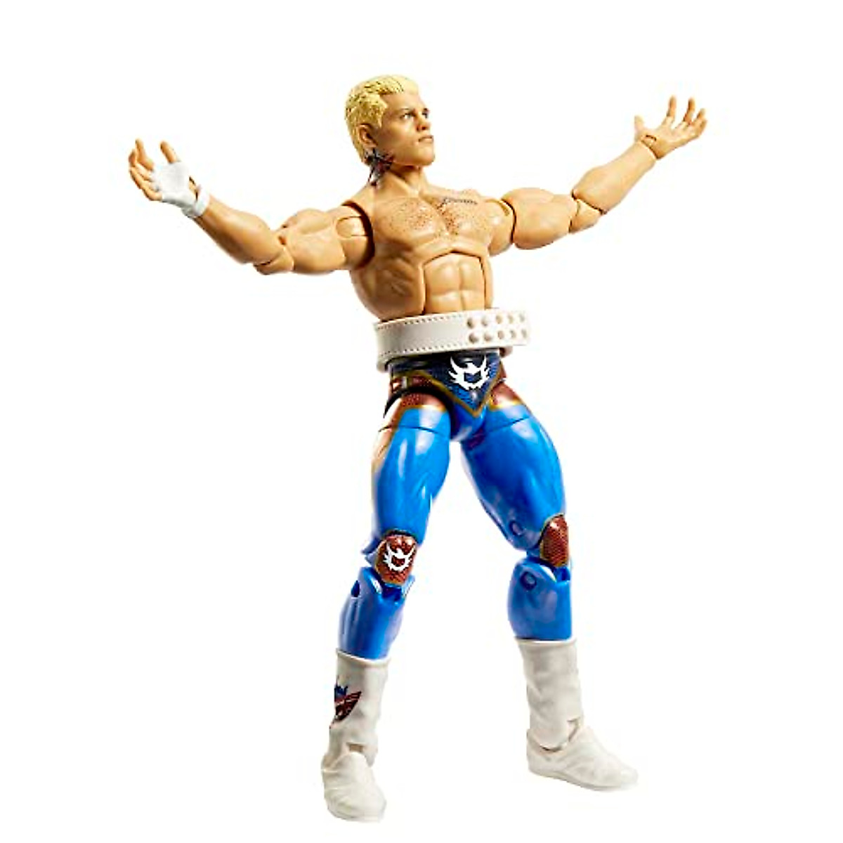 Mattel WWE Cody Rhodes Elite Collection Action Figure, Deluxe Articulation & Life-like Detail with Iconic Accessories, 6-inch
