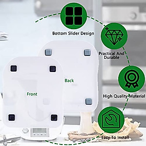 Diteje Kitchen Appliance Sliding Tray,Appliances Slider Transparent Moving Under Cabinet Countertop Tray Compatible with Ninja Grill,KitchenAid Stand Mixer,TM5/TM6,Keurig Coffee Maker,Instant Pot