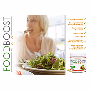 VH Nutrition | FoodBoost MAX | 1300mg Appetite Stimulant* Weight Gain Pills* for Men and Women | Formulated with Gentian, Turmuric, Fennel | 120 Capsules