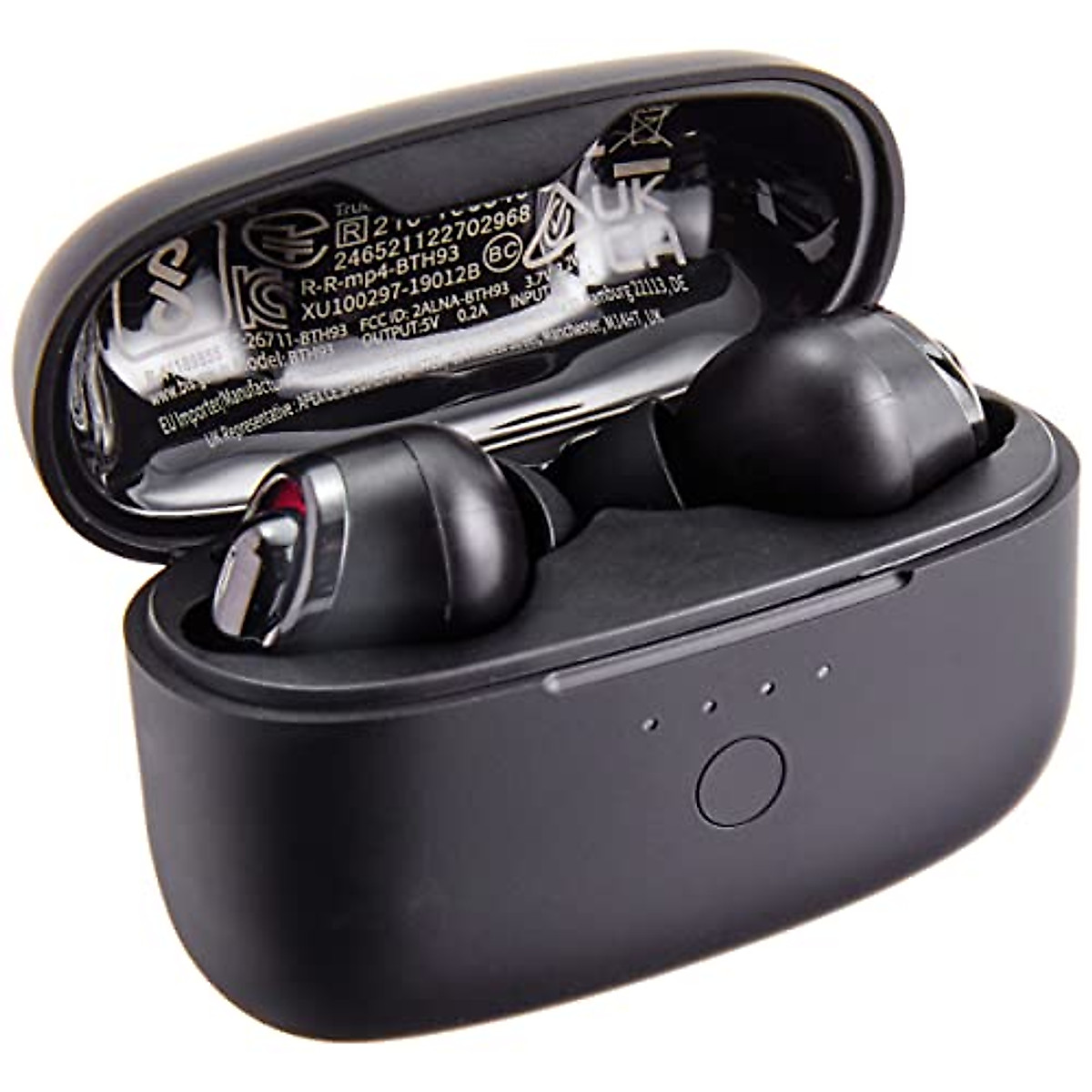 Tribit [Upgraded Version] Wireless Earbuds, Qualcomm QCC3040 Bluetooth 5.2, 4 Mics CVC 8.0 Call Noise Reduction 50H Playtime Clear Calls Volume Control True Wireless Bluetooth Earbuds, FlyBuds C1