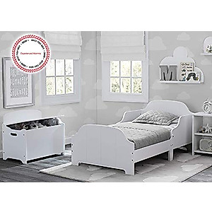 Delta Children MySize Deluxe Toy Box - Greenguard Gold Certified, Bianca White