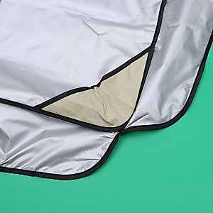 Yardwe Patio Swing Cover, Outdoor Swing Replacement Canopy Cover Garden Chair Shade Protector Swing Canopy Replacement (55.9"x47.2")