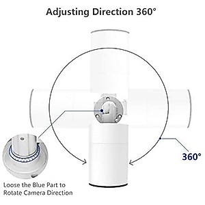 SMONET 3MP Wireless IP Camera Outdoor, Replacement and Extra Camera 3MP Wireless Security Camera System Only. High Resolution IR Cut 65Ft Night Vision.Check If It Can Work for You Before Your Order…