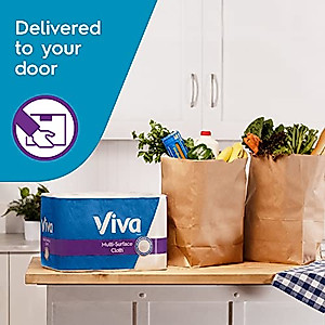 Viva Multi-Surface Cloth Paper Towels, Task Size - 24 Super Rolls (81 Sheets per Roll)