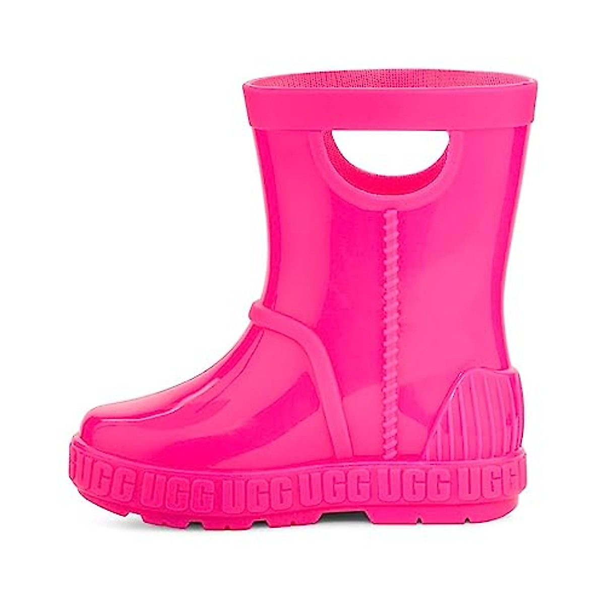 UGG Kids K Drizlita Rain Boot, Taffy Pink, 10 US Unisex Toddler