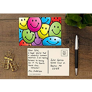 Teacher Created Resources Smiley Faces Postcards (1965)