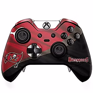 Skinit Decal Gaming Skin Compatible with Xbox One Elite Controller - Officially Licensed NFL Tampa Bay Buccaneers Design