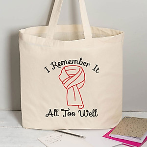 TOBGB Album Tote Bag Lyrics Gift Music Lover Gift Song Lyrics Gift Singer's Merchandise Remember The Scarf Gift Album Inspired Gift Music Lover Bag (Remember It tote)